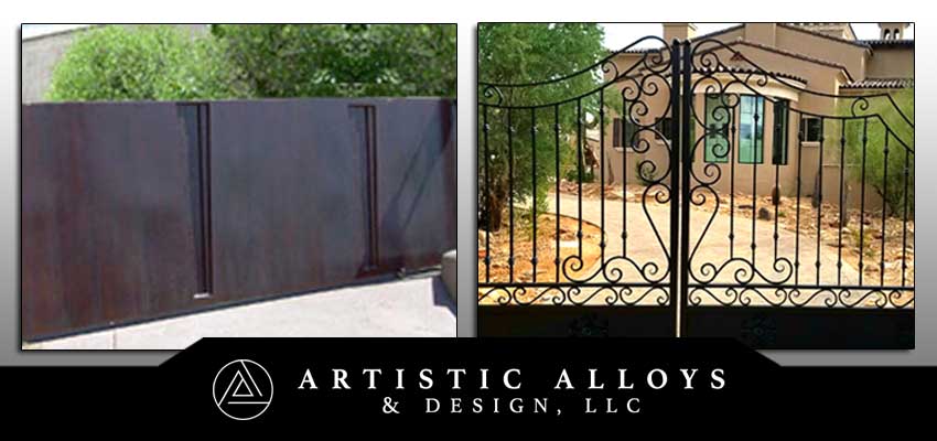 Wrought Iron Gates Phoenix | Driveway, Garden, Courtyard - Artistic Alloys
